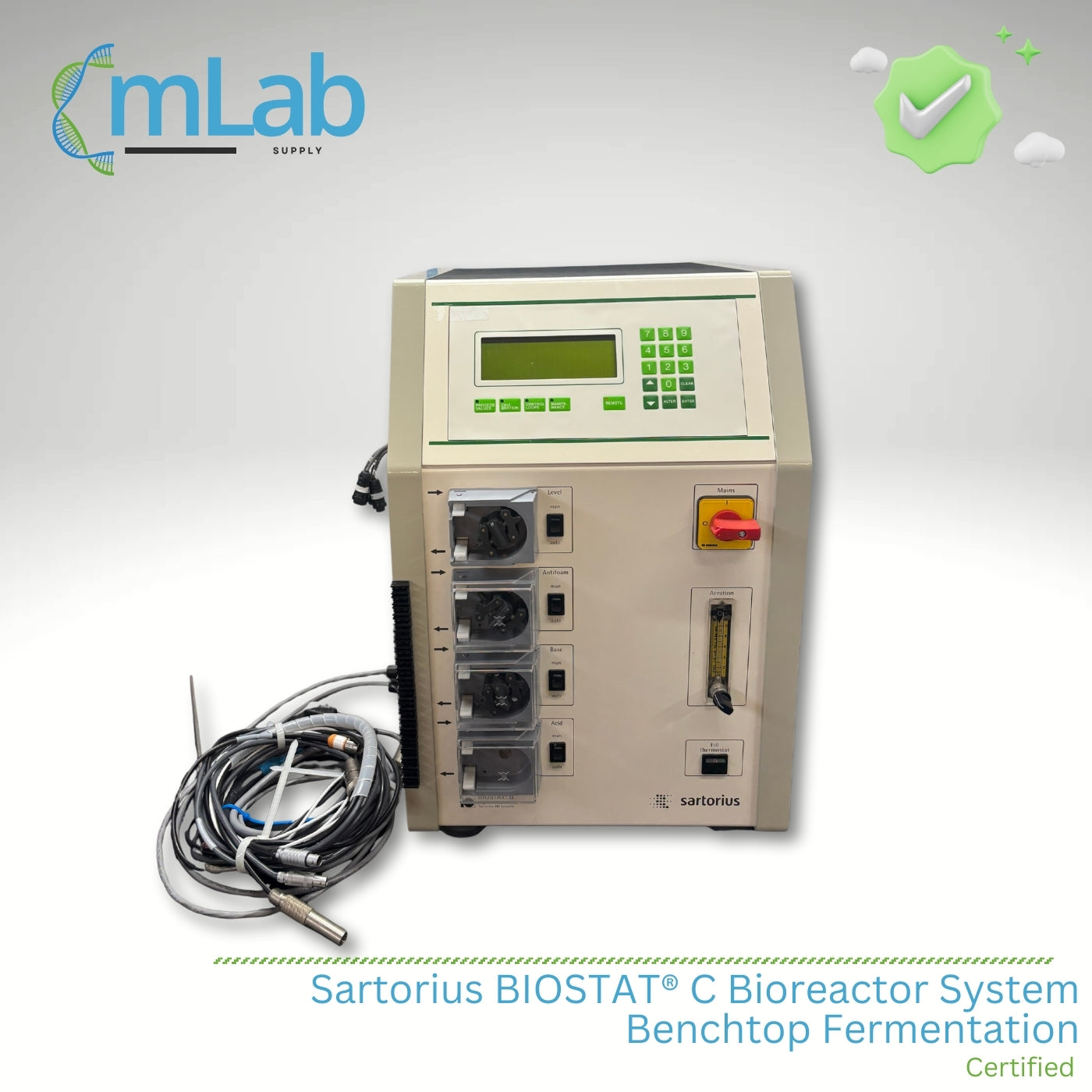 Sartorius BIOSTAT C Bioreactor System Benchtop - mLab Supply