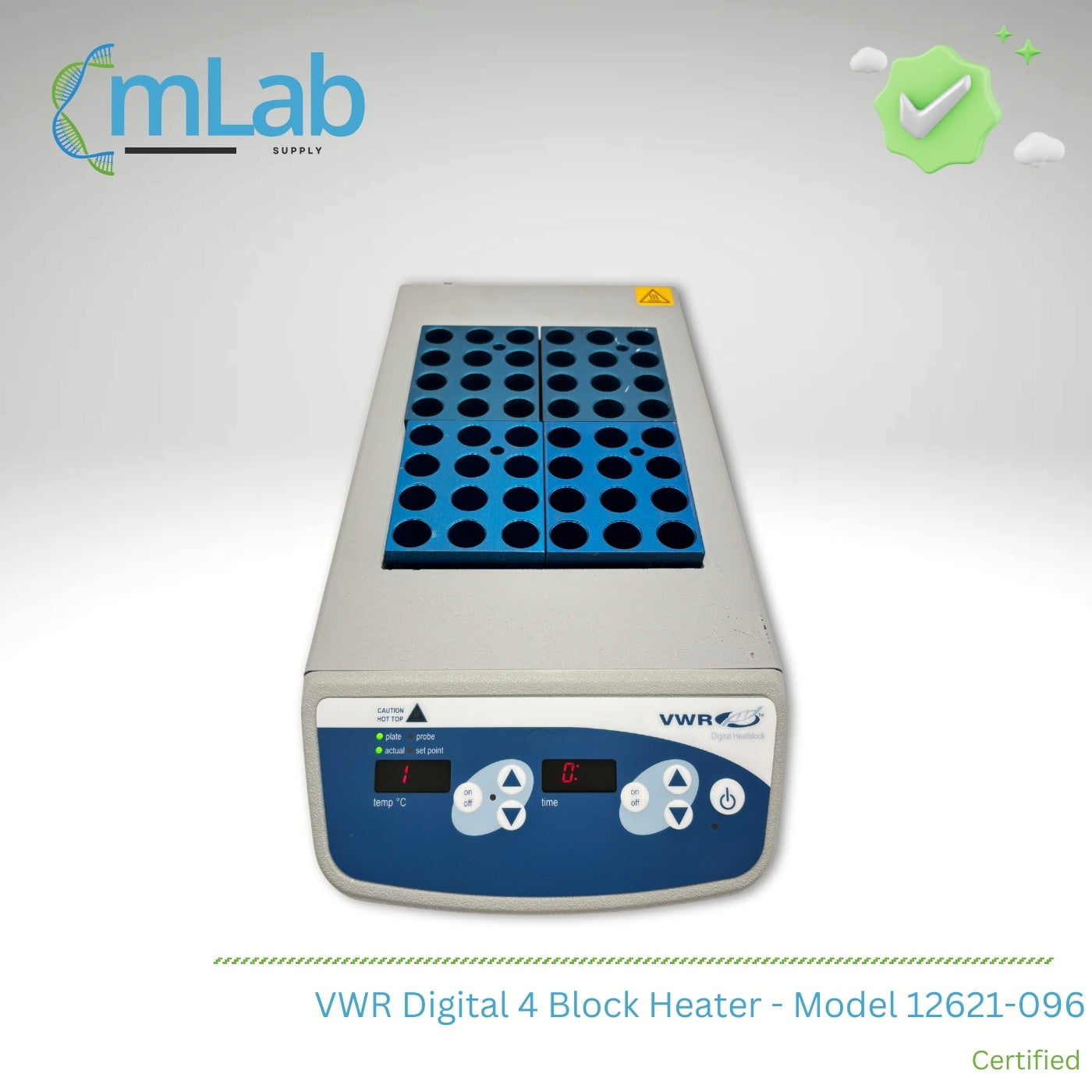 VWR Digital 4 Block Heater Model 12621-096 - mLab Supply